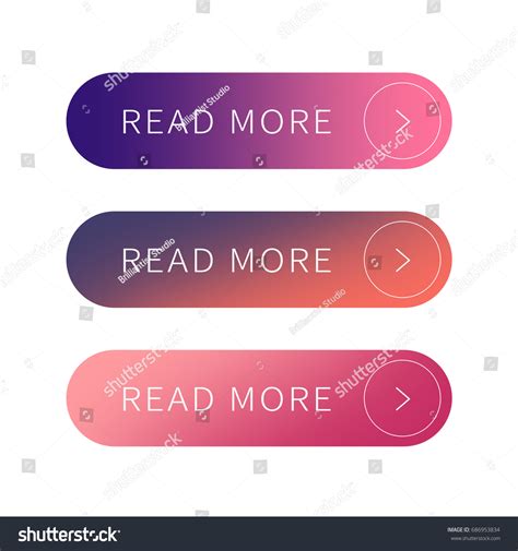Call Action Buttons Set Flat Design vector de stock libre de regalías 686953834 Shutterstock