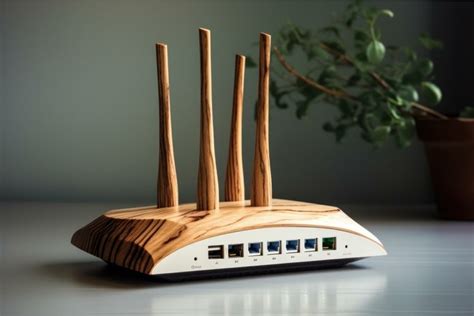 Advanced Wifi Modern Router Home Generate Ai