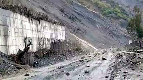 Traffic On Jammu Srinagar Highway Suspended As Rains Trigger Mudslides