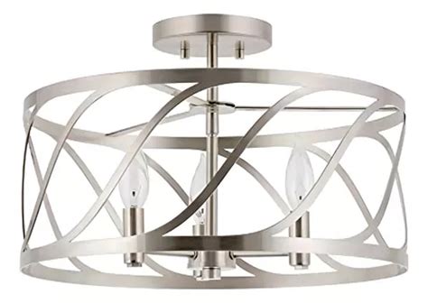 Luminária De Teto Moderna Semi Embutida Kira Home Isabelle Mercadolivre