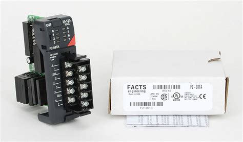 Discrete Output Module 8 Pt 24 120 VAC PN F2 08TA AutomationDirect