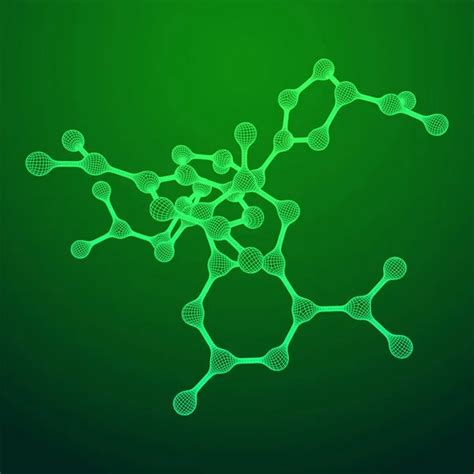 Wireframe Mesh Molecule Connection Structure Stock Vector By ©newb1 281564066
