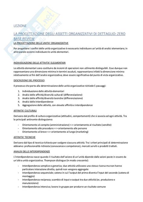 Appunti Di Organizzazione E Sistemi Informativi Slide Esempi E