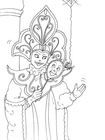 Coloriage Carnaval de Venise télécharger et imprimer gratuit sur