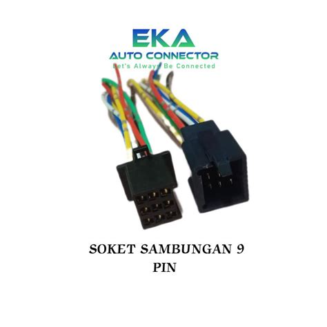 Jual Socket Sambungan 2 Pin 3 Pin 4 Pin 6 Pin 9 Pin Soket Sambungan 2 Kabel 3 Kabel 4 Kabel 6