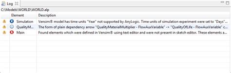 Importing Vensim® Models Anylogic Help