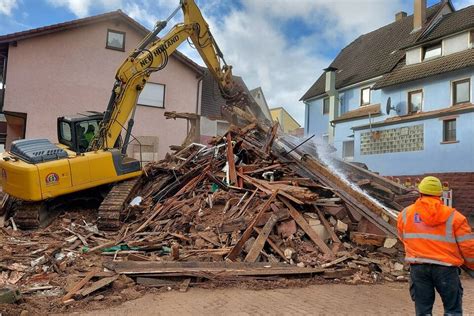 Walldürn Abriss des ehemaligen Hauses Fieger abgeschlossen Update