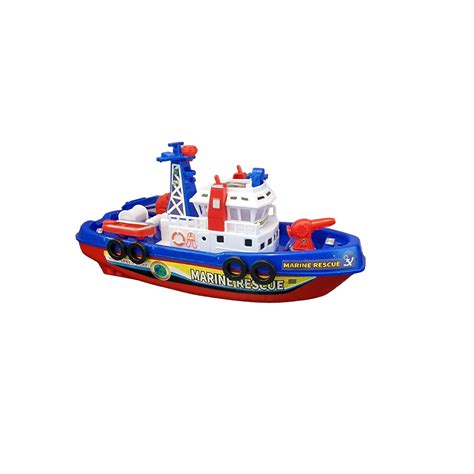 Многоцветна играчка лодка с шум и предпазител - eMAG.bg