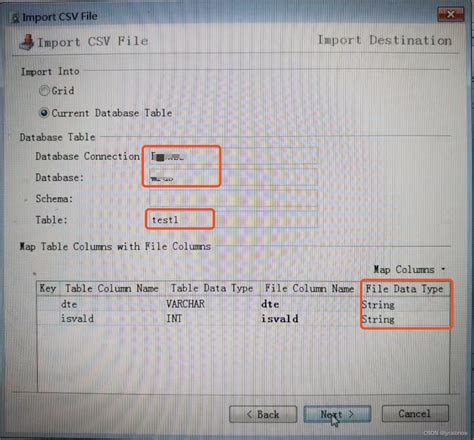 将excel数据文件使用dbvisualizer数据库（mysql、gbase）表中dbvisualizer导入csv文件 Csdn博客