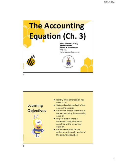 Acc Equation Slides 2024 Student Handout 221 1 Slidesmania The