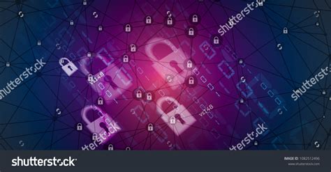 Technology Security Concept Modern Safety Digital Stock Vector Royalty Free 1082512496