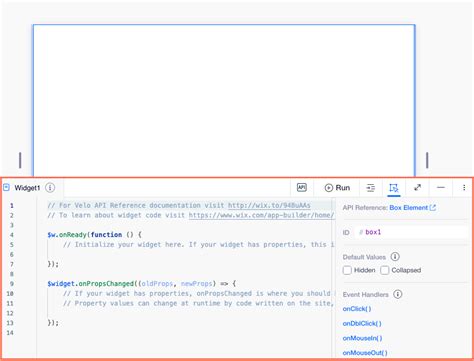 About Widget Code In Blocks
