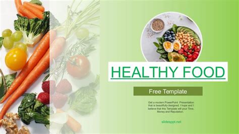 ایران فایلز قالب پاورپوینت غذای سالم، سلامت غذایی Healthy Eating