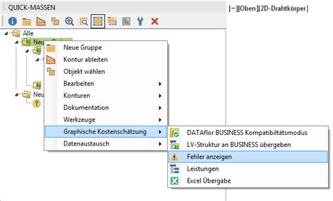 Fehler Anzeige Dataflor