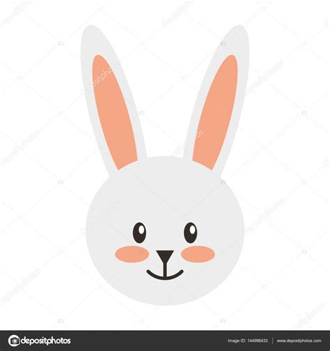 귀여운 토끼 캐릭터 아이콘 Stock Vector By ©yupiramos 144996433