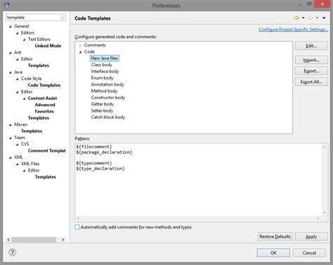 Java How To Automatically Add Code To Every Class I Create Stack Overflow