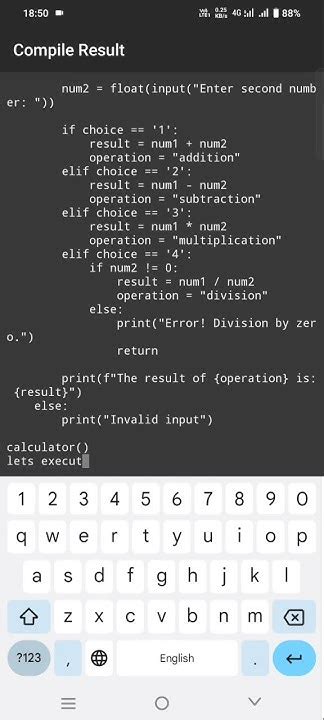The Basic Calculator Python Youtube