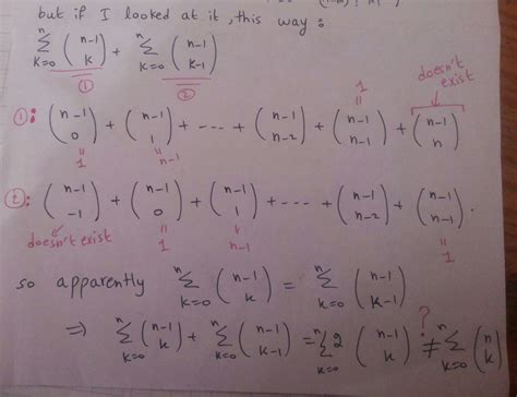 About Binomial Coefficient Mathematics Stack Exchange