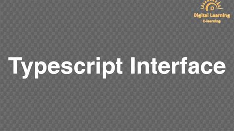 7 Typescript Interface Android Application Development Interface Digital Learning