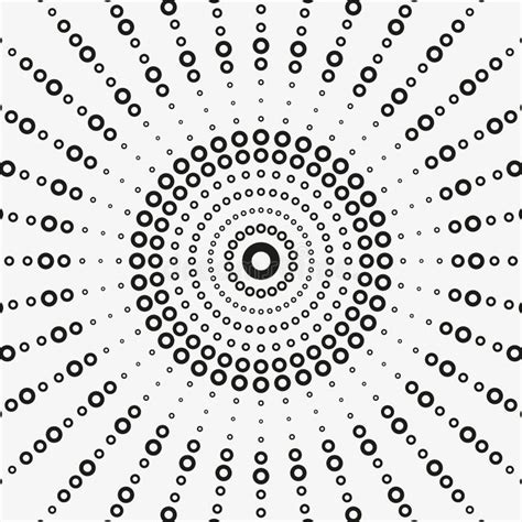 Vector Polka Dot Pattern With Black Rings Stock Vector Illustration Of Grunge Paper 268511486