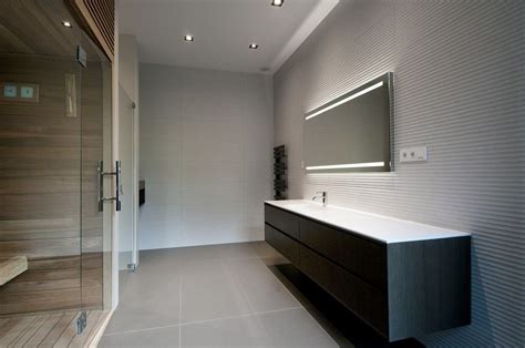 V koupelně mají majitelé k dispozici i saunu Bathroom Sauna Doma