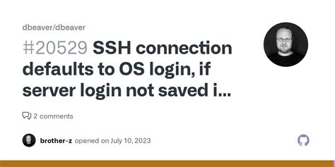 Ssh Connection Defaults To Os Login If Server Login Not Saved In