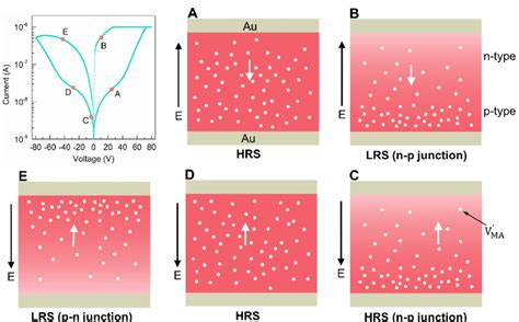 Schematic Diagram Describing The Rectifying And Resistive Switching