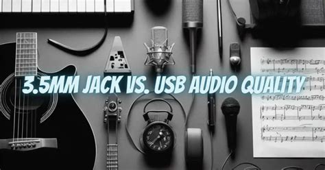 Mm Jack Vs USB Audio Quality All For Turntables