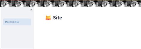 Add Image Above Sidebar And Main Area Using Streamlit Streamlit