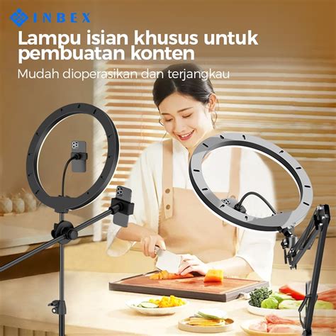 Jual Inbex Ringlight Ring Light Kit 210cm Tripod 26cm Ring Light Kit