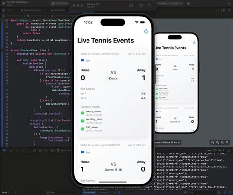 John Yung On Linkedin Swift Swiftui Api Sportsradar Anyonefortennis Data Livefeed