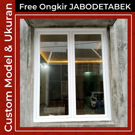 Jual JENDELA ALUMINIUM CASEMENT JUNGKIT CUSTOM UKURAN DAN WARNA NUSANTARA ALUMINIUM Shopee