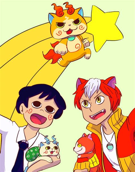 Jibanyan And Komasan Yo Kai Watch Amino
