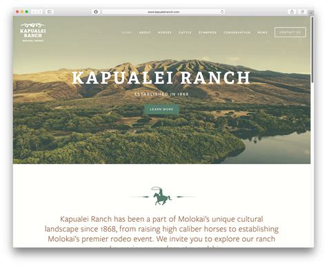 Kapualei Ranch On Behance