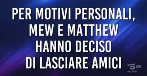 Perché Mew Ha Lasciato Amici Con Matthew Radio Deejay