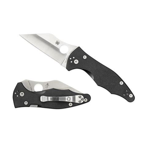 Spyderco Yojimbo 2 Black Handle Plain Blade Tactical Distributors Ltd