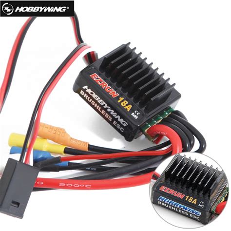 HobbyWing Controlador De Velocidad De Motor Sin Escobillas 18A ESC