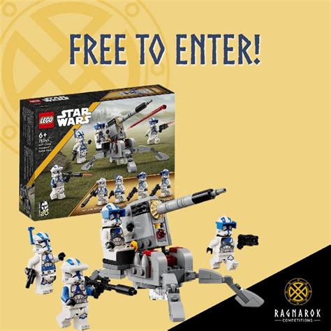 Free To Enter Lego Star Wars 501st Clone Troopers Battle Pack Set
