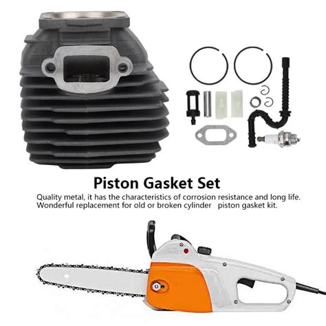 Piston Gasket Set 46mm Cylinder Piston Gasket Kit Grandado