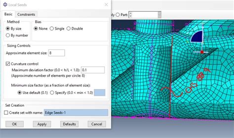 How To Reproduce A Edge Surface Shell Intersection In Abaqus