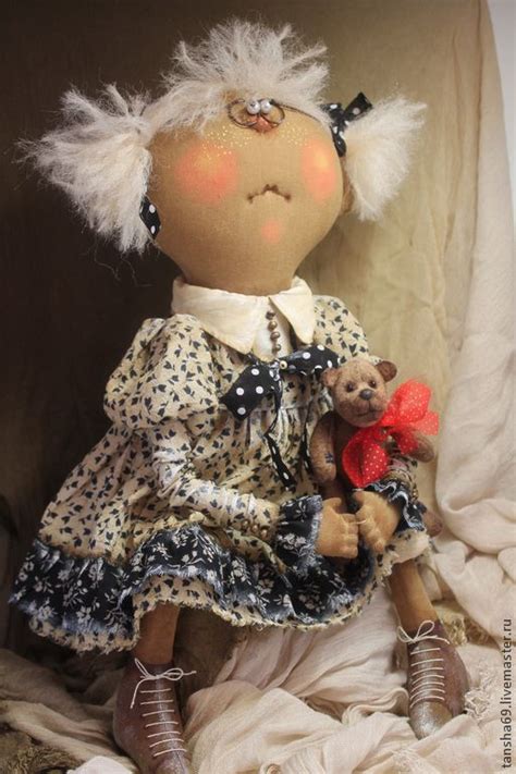 Мы с Мишулькой Тряпичные куклы Куклы Образцы узоров для кукол