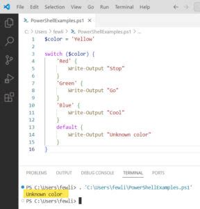 Powershell Switch Statement With Examples
