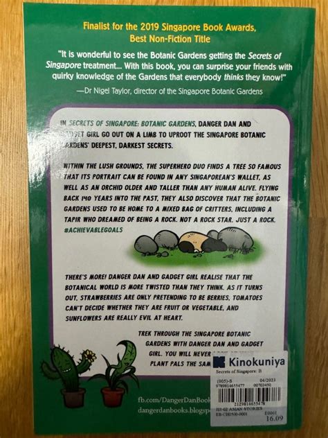 Secrets of Singapore Botanic Gardens Danger Dan & Gadget Girl Book ...