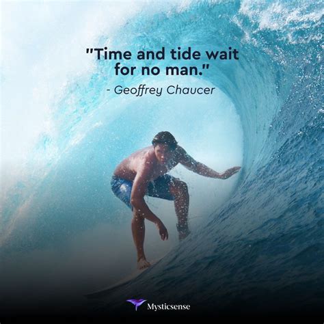 Time And Tide Wait For No Man Geoffrey Chaucer Time And Tide