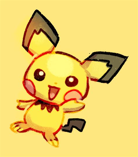 0172 Pichu Pokemon Daily Sticker Kurapixel
