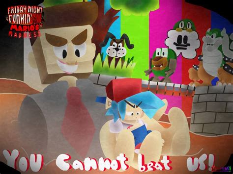 Fnf Mario Madness V2 Unbeatable Fanart By Modraw08 On Deviantart