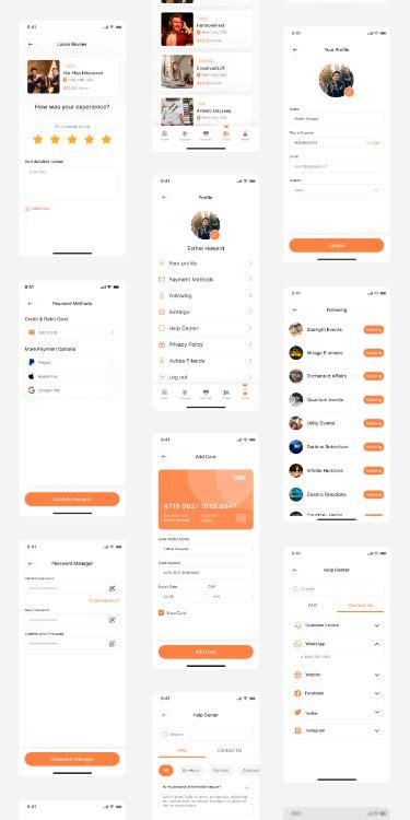 Event Booking App Event Booking Application Ui Design Uiux Design Figma Ui