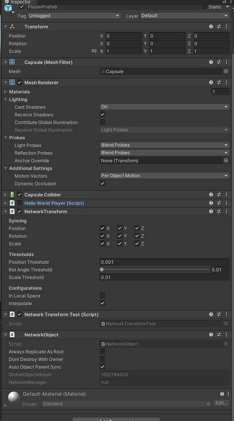 Beginner Stuck On Networked Transform Unity Engine Unity Discussions