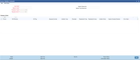 Generic Validation Framework Maintenance