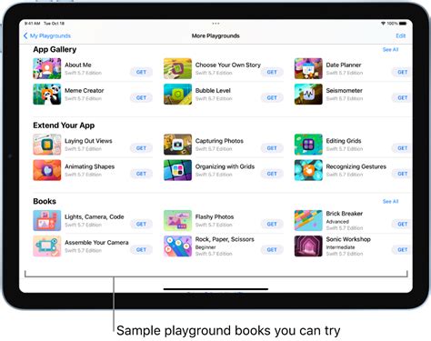 Use And Create Playground Books In Swift Playgrounds On Ipad Служба поддержки Apple Ru